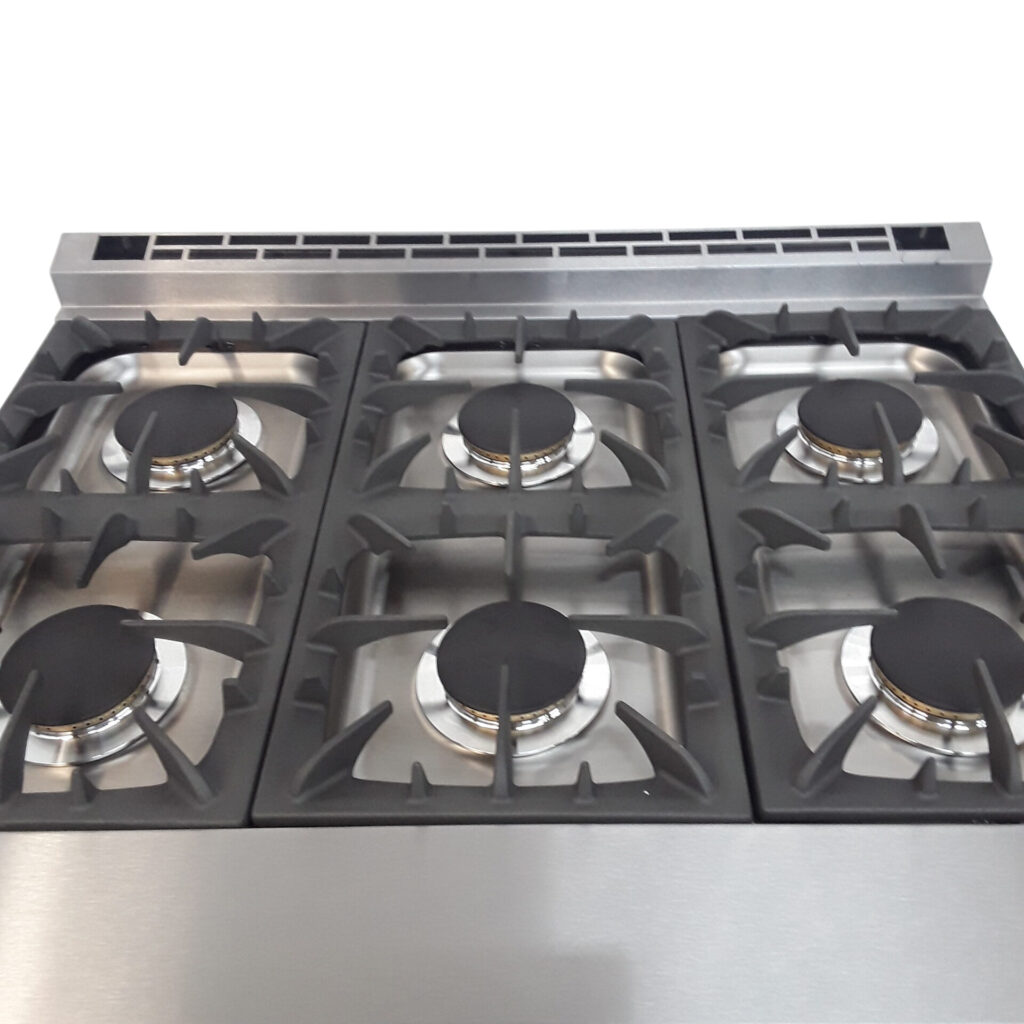 Lincat SLR9/N Gas 6 Burner Range Cooker With Castors | H2 Catering ...