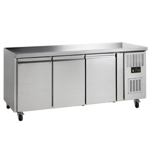 New B Grade Polar 2 Door Counter Bench Fridge with Glass Doors 205L ...