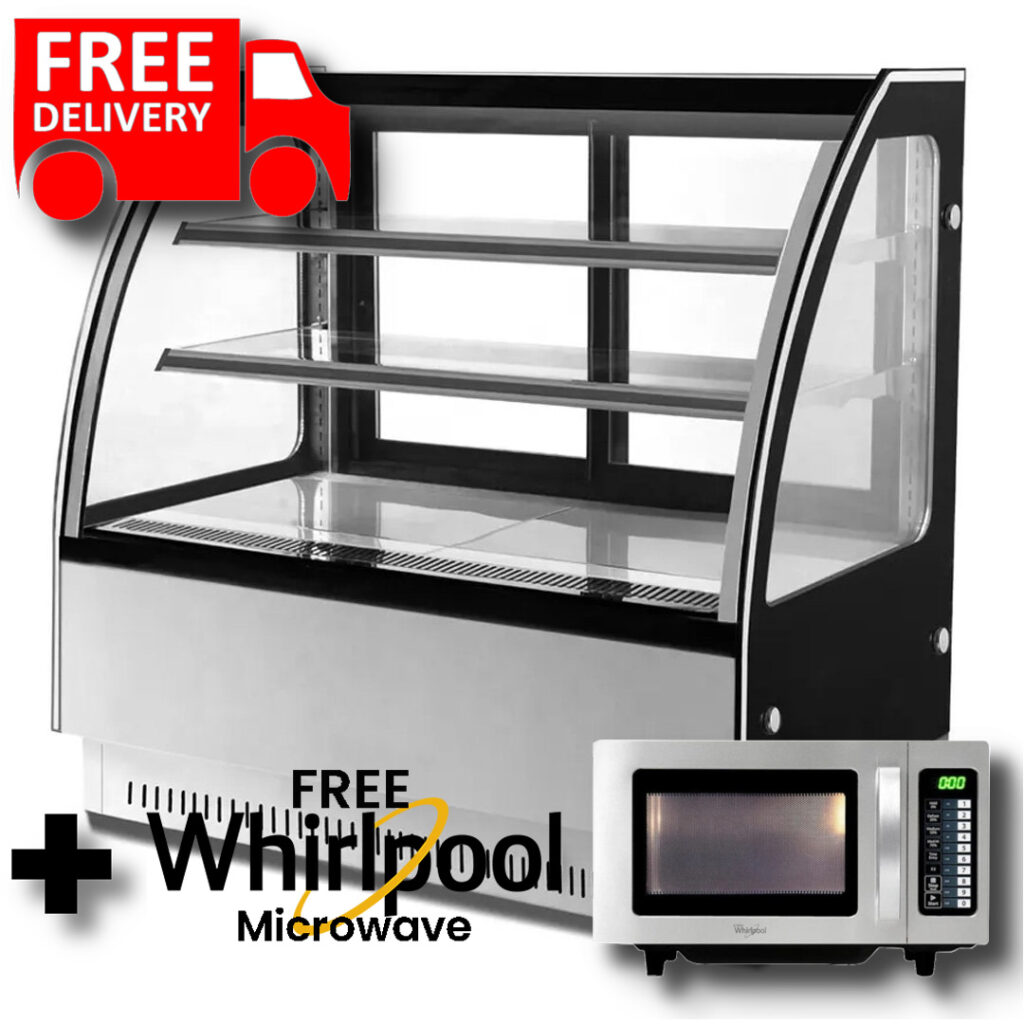 Brand New Diaminox GDR90H Double Door Upright Display Fridge 112cmW x ...